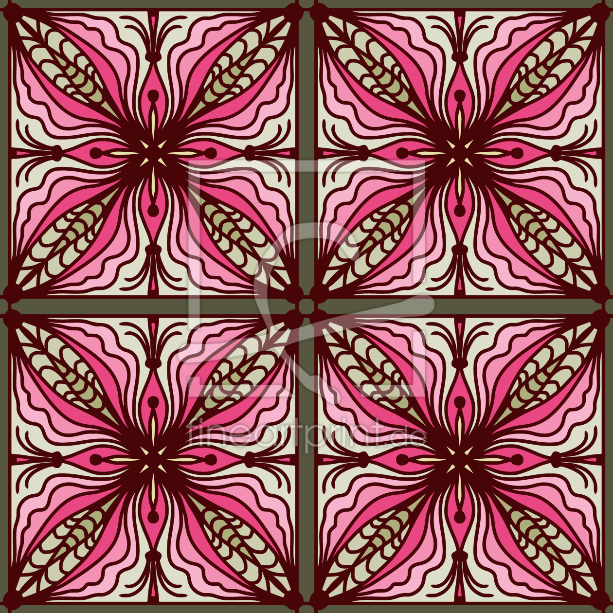 Pünktchen Karo print as a poster 9004128 | Fine Art P...