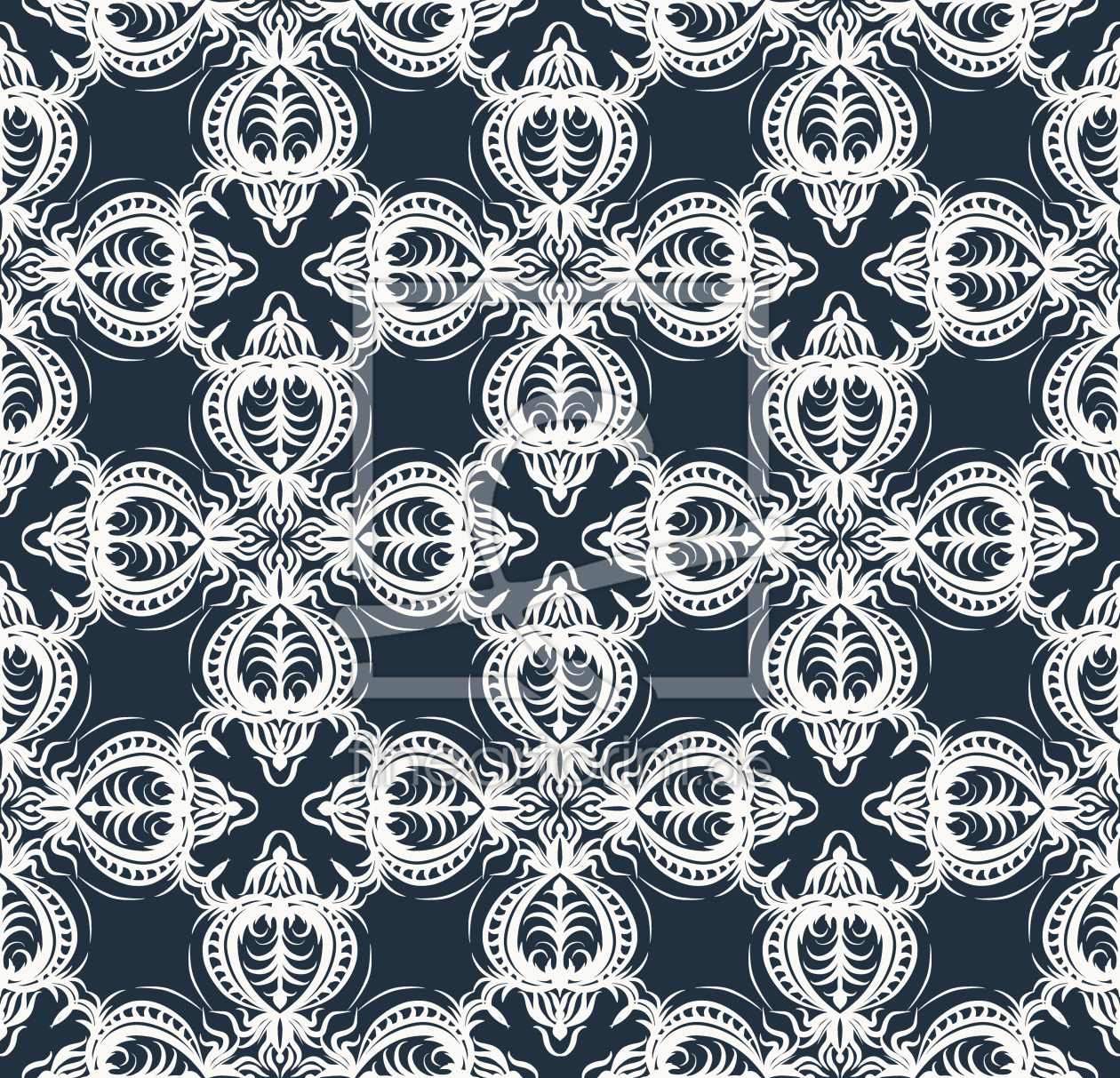 Retro Ornamente mit schwarzweißen Arabesken als F...